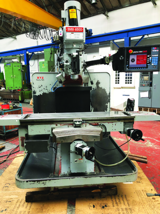 XYZ SMX 4000 CNC Mill With ProtoTrak SMX control for sale : Machinery ...