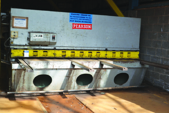 Pearson Guillotine, 3m x 12mm capacity for sale : Machinery-Locator.com