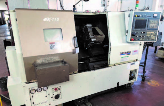 Takisawa EX-110 Cell Mate Serie 2-Axis CNC Lathe with Fanuc 21i-TB ...