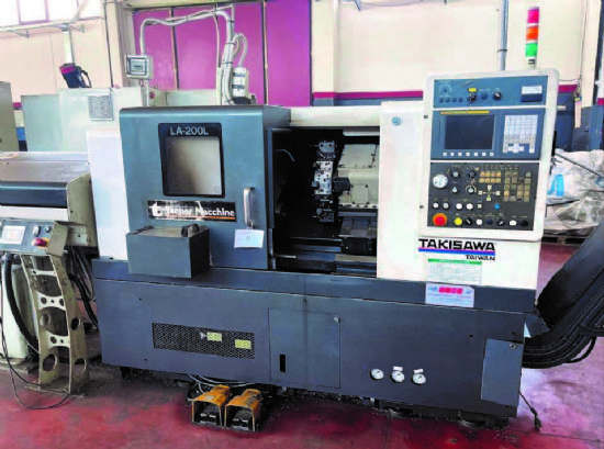 Takisawa LA-200L 2-Axis CNC Lathe with Fanuc 0i-Mate TD Control (2014 ...