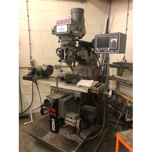 XYZ Pro 3000 CNC Turret Milling Machine, Prototrak MX2 Control XYZ Pro ...