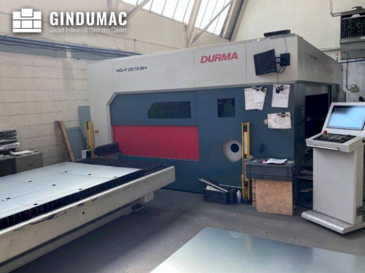 This Durma HD-F 3015 BH 4kW Fiber Laser Cutting Machine for sale : Machinery-Locator.com
