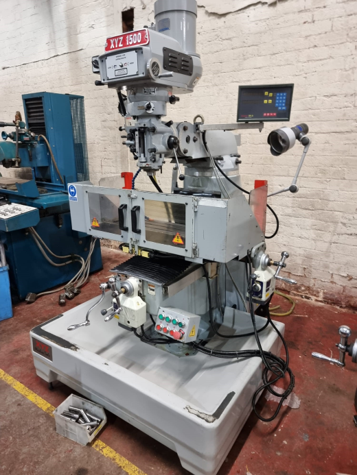 XYZ 1500 Turret Milling Machine for sale : Machinery-Locator.com