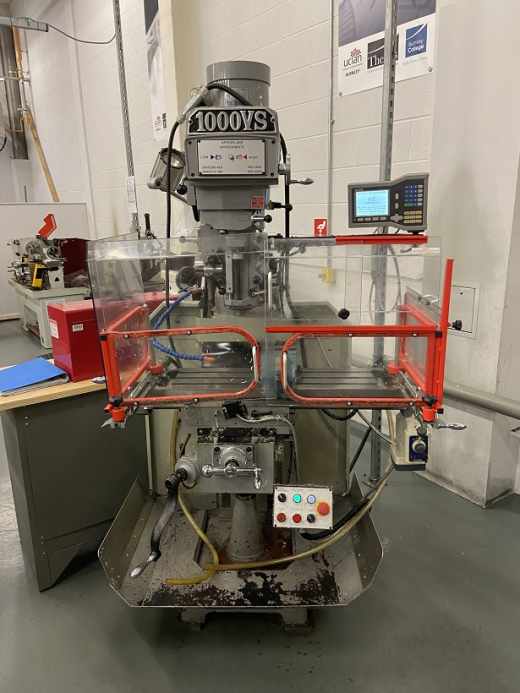 Europa Milltech 1000VS Turret Milling Machine for sale : Machinery ...