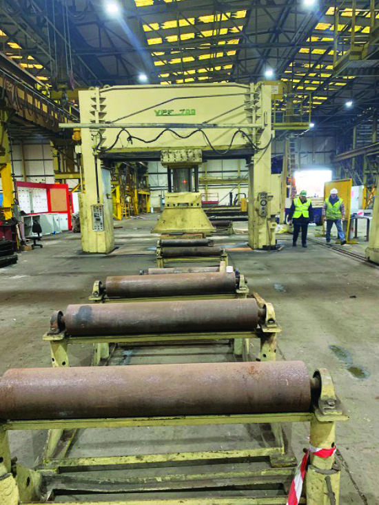 SMT PULLMAX URSVIKEN VPF 700/800-4.4 SHIP-BUILDING PRESS for sale ...