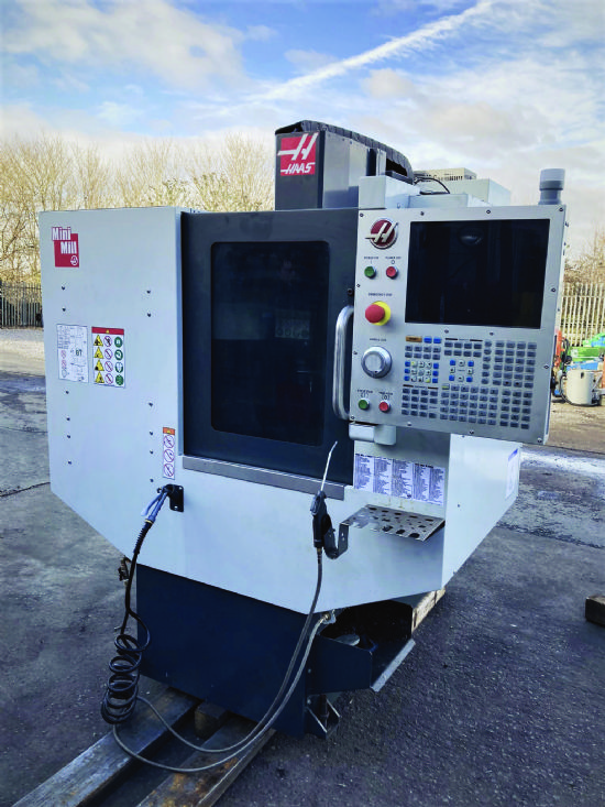 HAAS Mini Mill with 10-station ATC, 6,000RPM spindle with rigid tapping ...