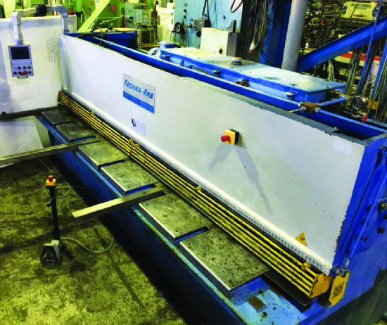 TECHNA-FAB 4m x 8mm Hydraulic Guillotine for sale : Machinery-Locator.com
