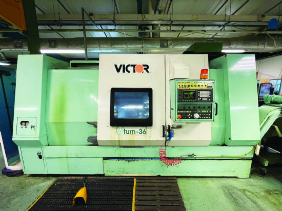 VICTOR Vturn 36 CNC Lathe with Fanuc OT Control. Year 1994. Ref 29013 ...