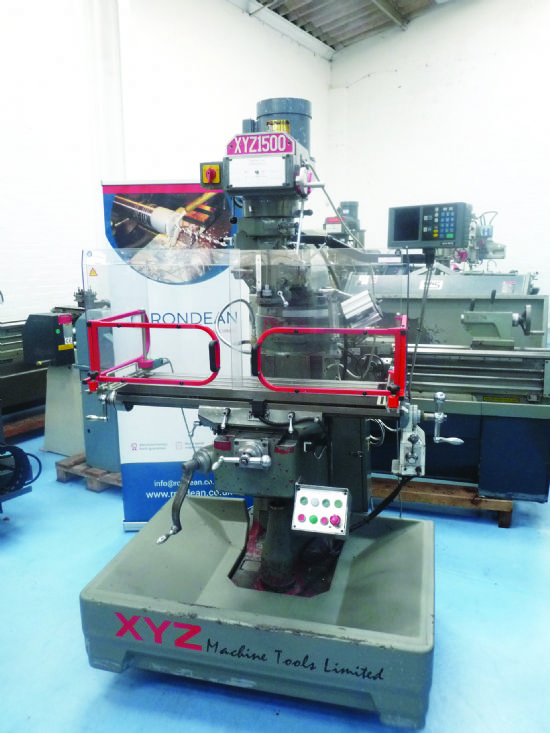 XYZ 1500 Vari-Speed Turret MIll. - L20223.01 for sale : Machinery ...