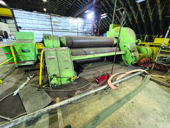 LISSE CI 45 30. 3m x 65mm Capacity 4-Roll Power Bending Rolls for sale ...