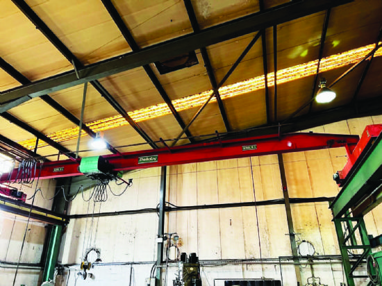 Pelloby approx 10m x 40m 5t 2x Single Overhead Travelling Crane for ...