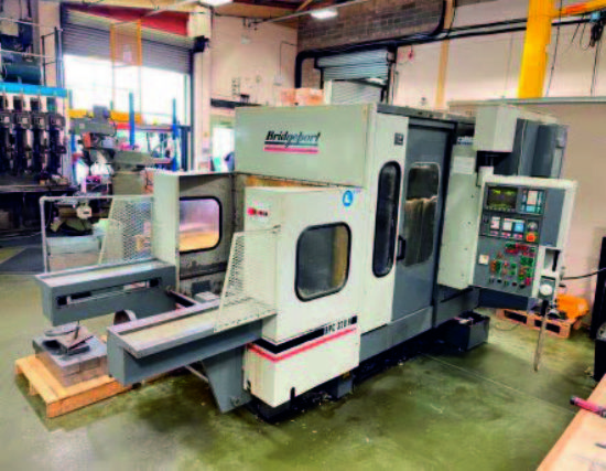 Bridgeport BPC 320H Twin Pallet CNC Horizontal Machining Centre with GE ...