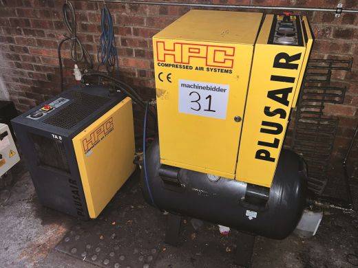 HPC Plusair Screw Compressor with TA5 Air Dryer for sale : Machinery ...
