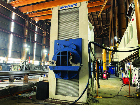 SEVERT Model S40.2-1HH 32-Ton Head & Tailstock Welding Positioner for ...