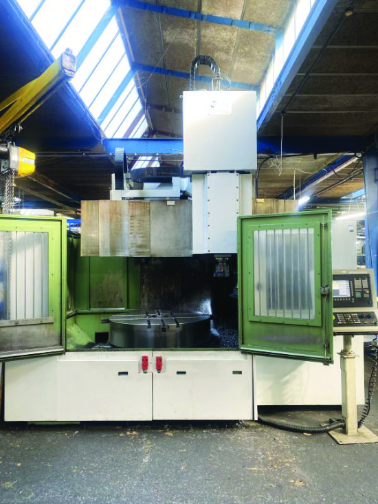 WEBSTER & BENNETT 48in CNC EV Vertical Borer (1988) for sale ...