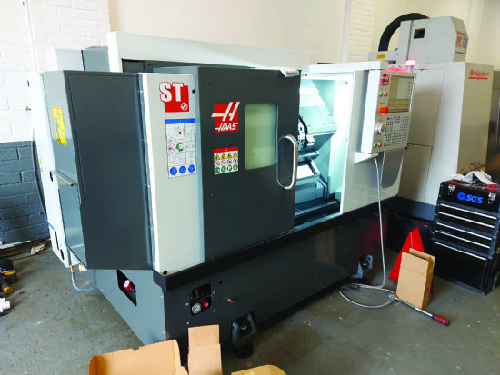 HAAS ST10 CNC Lathe with 165mm chuck, 45mm spindle bore, less than 300 ...