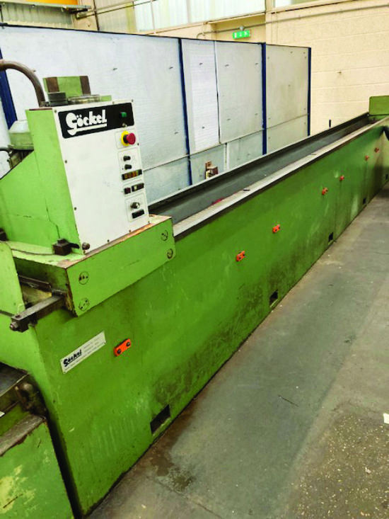 GOCKEL Model G50 elT Blade Grinder for sale : Machinery-Locator.com