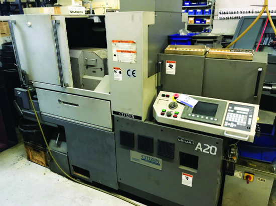 CITIZEN A20-VIPL Sliding Head CNC Lathe (2007) for sale : Machinery ...