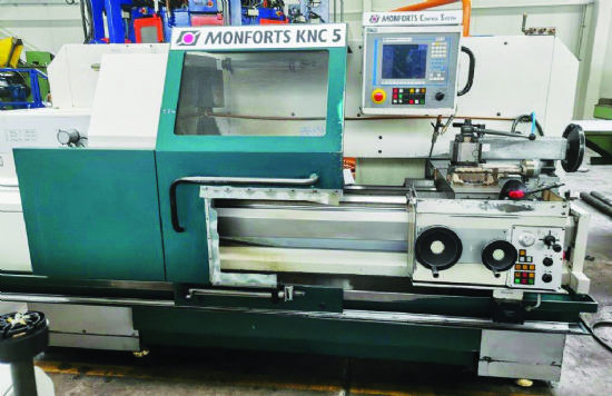 Teach-in Lathe MONFORTS, KNC 5 1500 for sale : Machinery-Locator.com