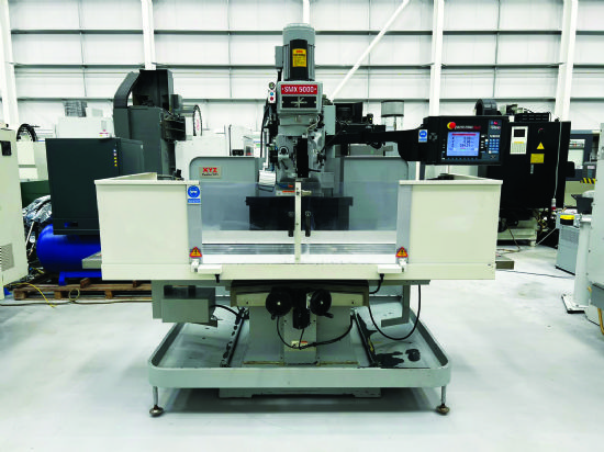 XYZ SMX 5000 CNC Bed Milling Machine with ProtoTrak SMX Control. Year ...