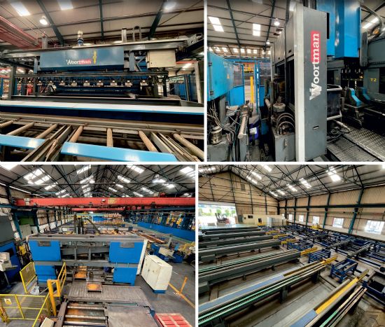 STRUCTURAL STEEL BEAM PROCESSING LINES PLASMA CUTTING PLATE PROCESSING ...