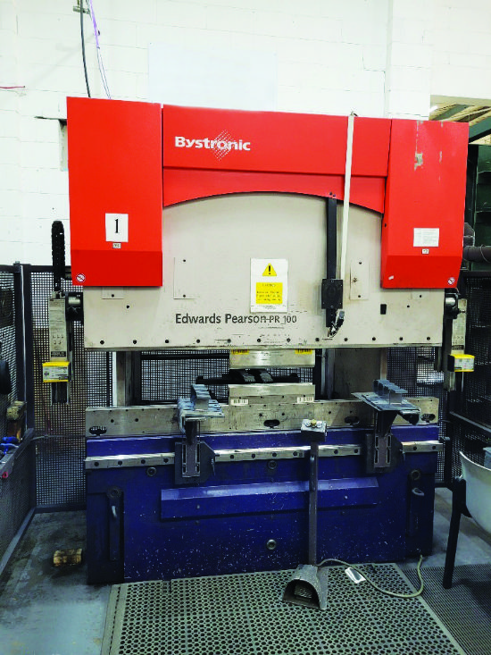 Bystronic Edwards Pearson PR 100 x 2050 CNC Press Brake for sale ...