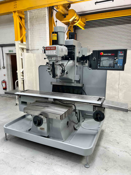 XYZ SMX 5000 3 Axis CNC Bed Milling Machine ProtoTRAK SMX Control ...