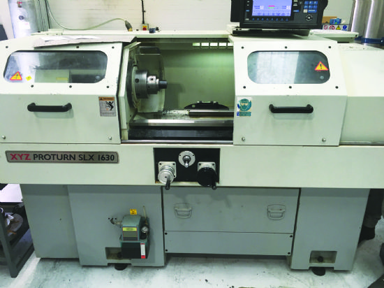 XYZ SLX 1630 CNC/Manual Flatbed Lathe with ProtoTrak SLX control ...