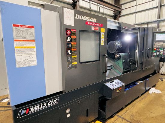 DOOSAN Puma 2600LY CNC Lathe with C-Axis, Y-Axis & Milling (2015) for ...