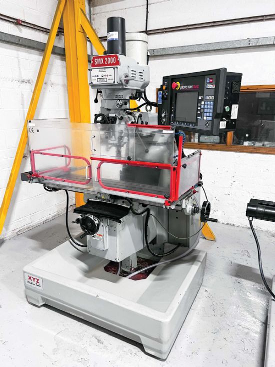 2006 XYZ SMX2000 2-Axis CNC Turret Milling Machine. ProtoTrak Control ...