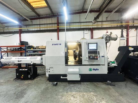 BIGLIA Model B620 YS CNC Lathe with C Axes, Y Axis & Sub-Spindle. Fanuc ...