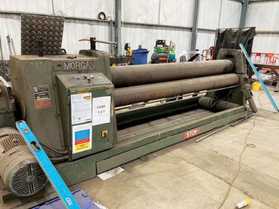 MORGAN MPR 3m x 10mm Bending Rolls. Angle roll attachment for sale ...