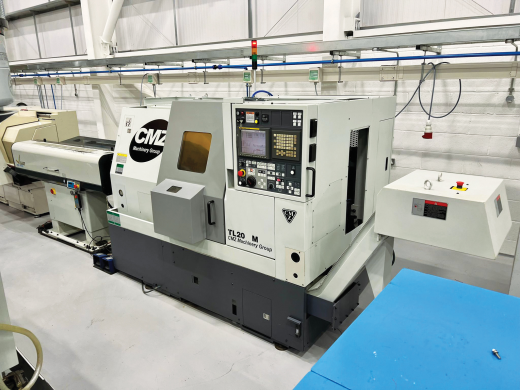 CMZ TL20M CNC Lathe with Driven Tooling. Fanuc 21i-TB Control. Year ...