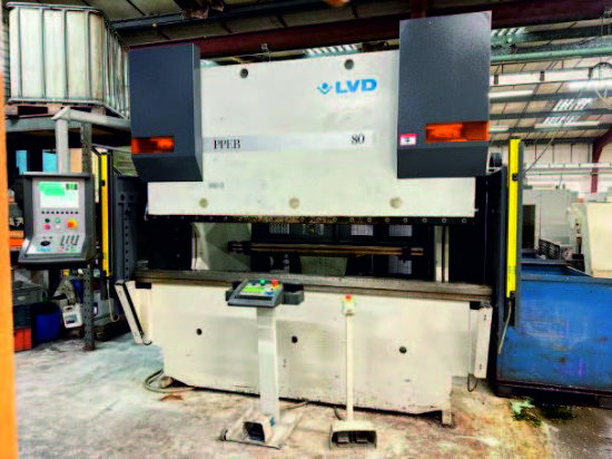 LVD PPEB-EQ (2001) 80 Tonne 2.5m 6 Axis Press Brake for sale ...