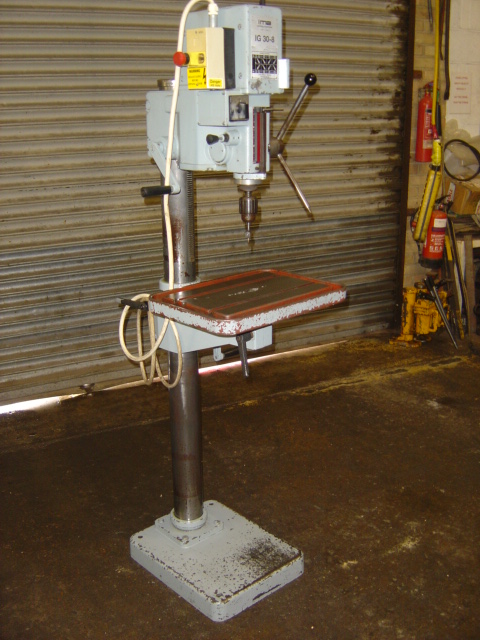 GIMA IG 30-8 GEARED HEAD PEDESTAL DRILL