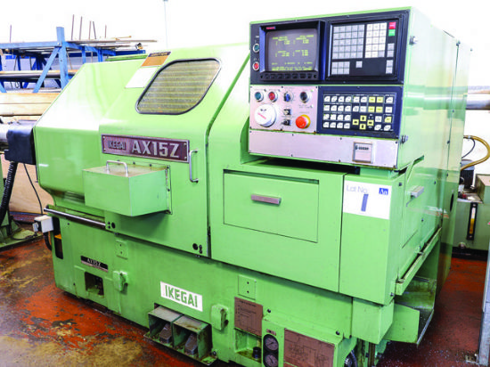 Ikegai Model AX15Z - 2 Axis CNC Lathe for sale : Machinery-Locator.com
