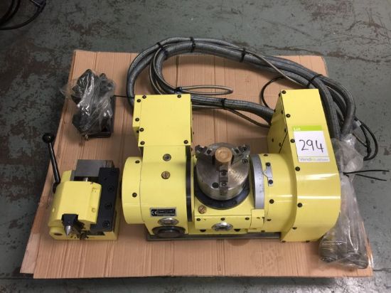 Nikken 5 axis CNC Rotary Table 5AX-120 2 and P150 tailstock for sale ...