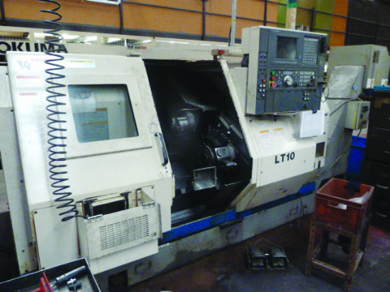 Okuma LT10 Twin Spindle/Twin Turret CNC Lathe. OSP 7000L Control. (1997 ...