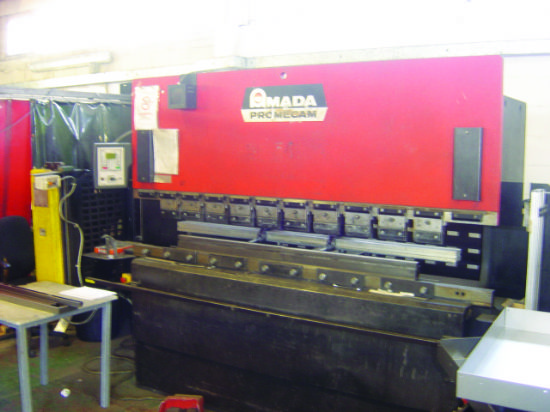 AMADA PROMECAM ITS 2.5m x 80-ton Press Brake. 2-axis, guards for sale ...