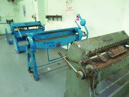 (2) Edwards 3/18 40in box & pan folders, Edwards 40in folder for sale ...