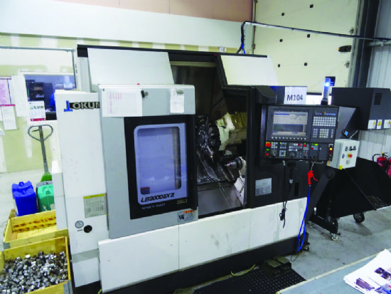Okuma Space Turn LB3000 EXII-MYC450 CNC 4-axis turning centre for sale ...