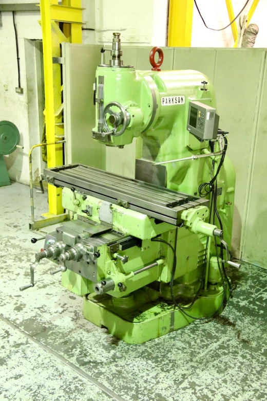 Parkson 2V Vertical Milling Machine for sale : Machinery-Locator.com