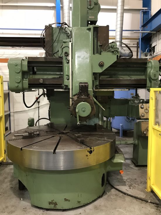 WEBSTER & BENNETT 72″ EH Elevating Rail Vertical Boring Machine for ...