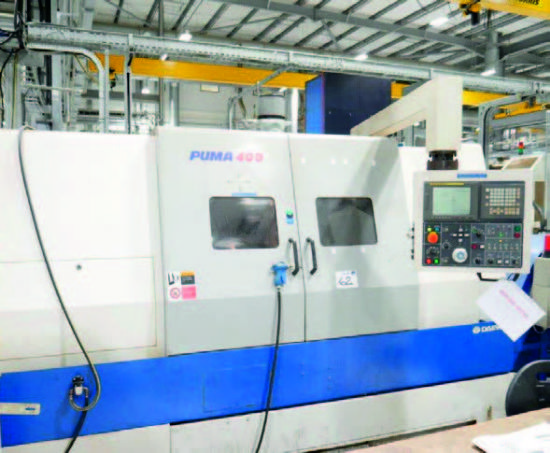 Daewoo Puma 400B CNC Lathe With Fanuc 18i-T Control for sale ...