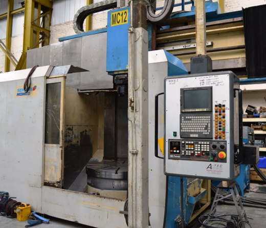 Schiess CNC Vertical Boring Machine Model 16 DSC 125P for sale ...