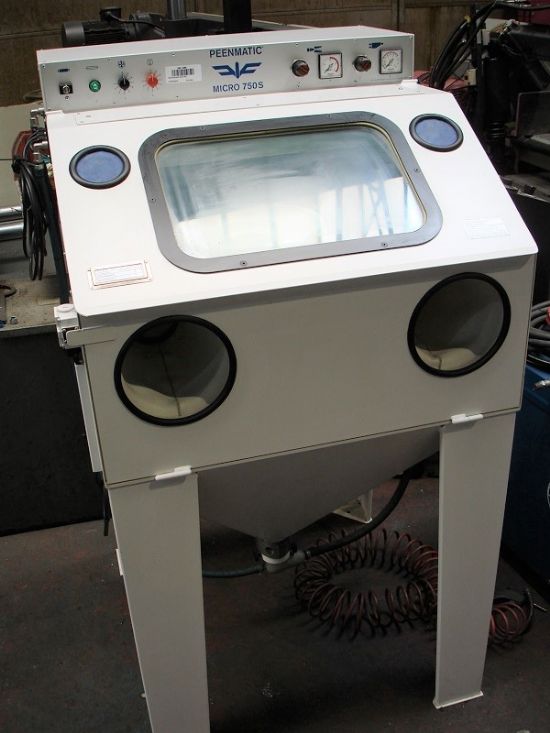 MICROPEEN PEENMATICS TYPE PM 750S SHOTBLAST for sale : Machinery ...
