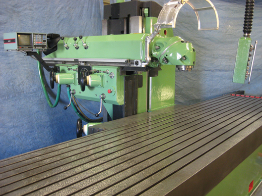 Bed Milling HURON Table 5000 x 1000mm digital